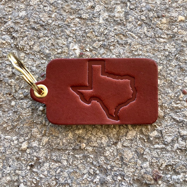 Texas Shape Key tag – Callahan Leatherpress